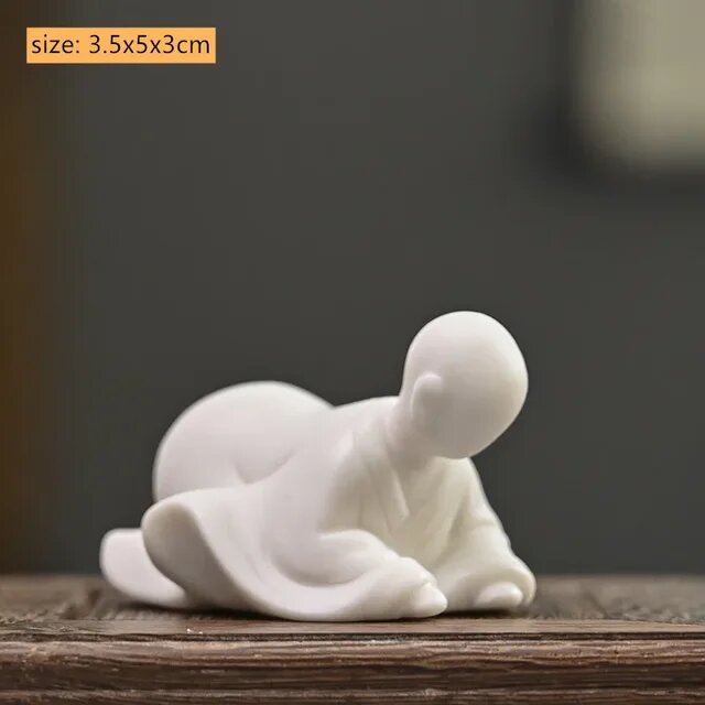 Керамические украшения в стиле дзен, фигурки чайных питомцев, статуэтки Будды, китайские чайные сервизы, маленькие фигурки монахов, аквариумы, украшения для бонсай, настольные украшения, изделия ручной работы.