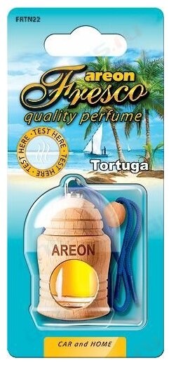 Ароматизатор на зеркало Areon fresco бутылочка Tortuga тортуга
