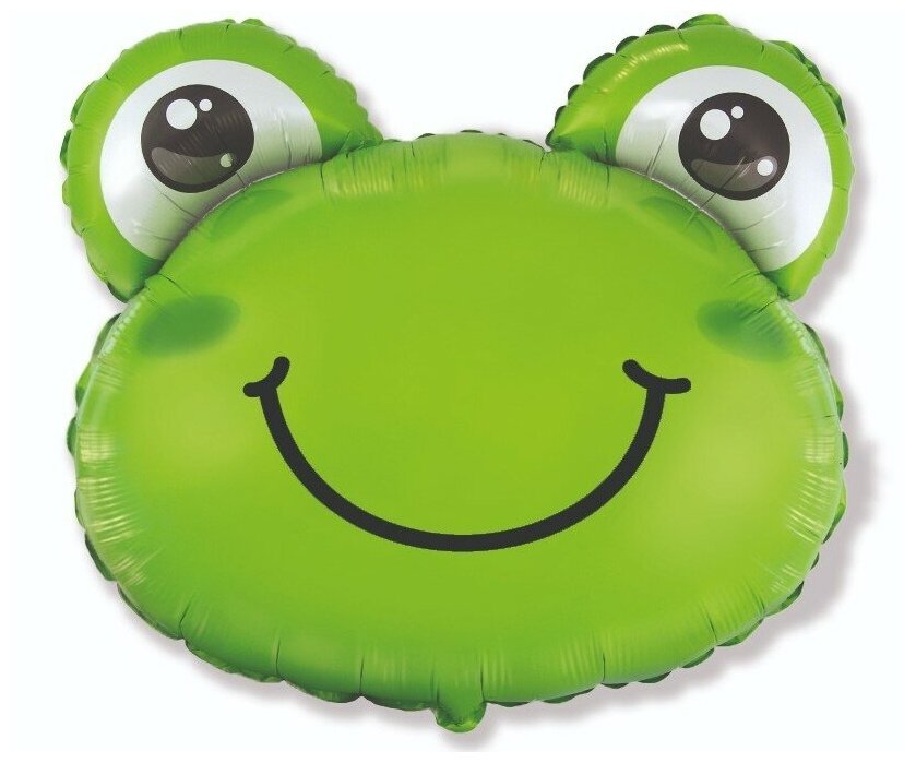Шар (27'/69 см) Фигура, Голова, Веселая Лягушка, 1 шт.