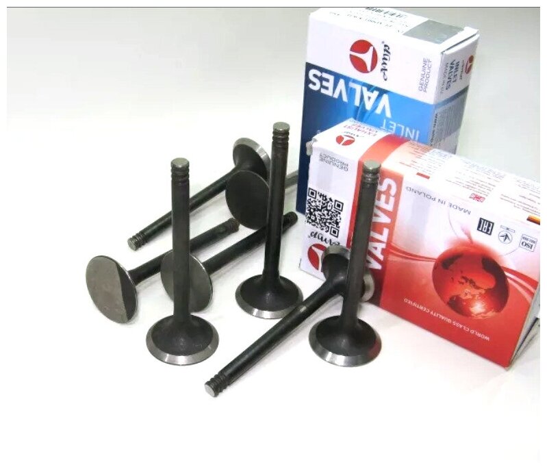 Клапана 2101-07, 21213, 2123, Chevrolet Niva, ИЖ, М-2141 комплект PLAD002-A-0-D, PLAD001-S-0-D AMP Польша