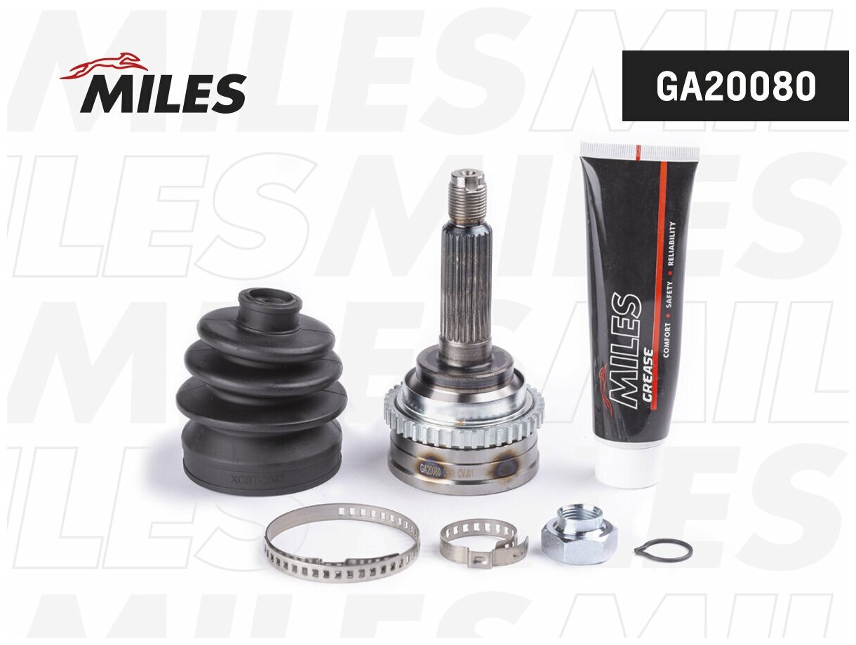 MILES ШРУС наружный DAEWOO MATIZ 0.8/1.0 98- (с ABS) (GKN 303339) GA20080