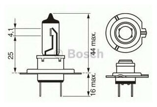 Лампа h7 12v 55w +50% Bosch 1987302079 H7 H7PLUS50 Abarth 500 (312). Audi A3 (8l1). Audi A3 (8p1). Audi A3 Sportback