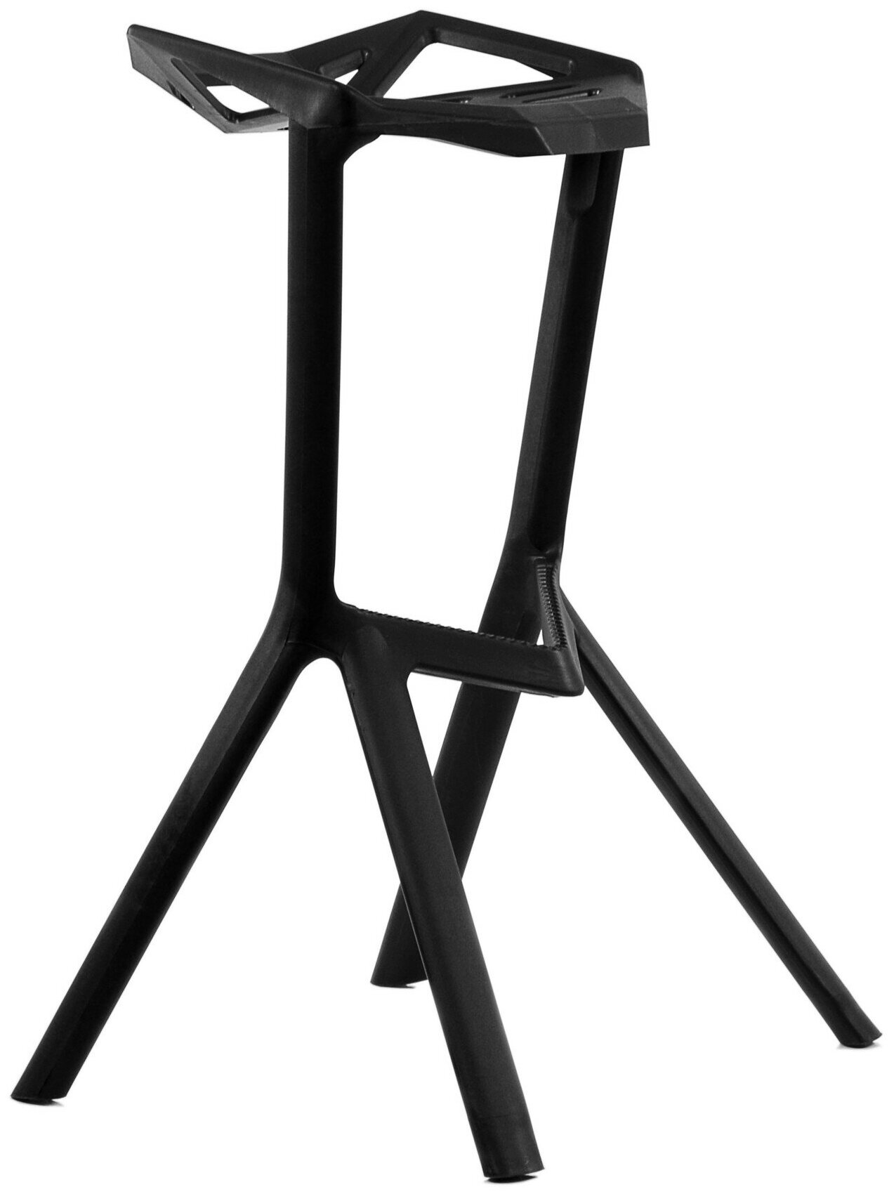 Барный стул Barneo N-228 One черный, нерегулируемый, полипропилен