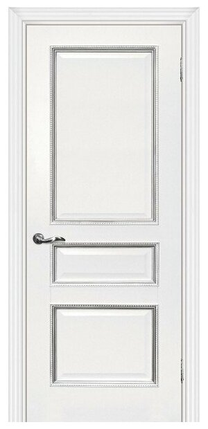 Мурано-2 PP белый, багет тиснение патина серебро ДГ Мариам