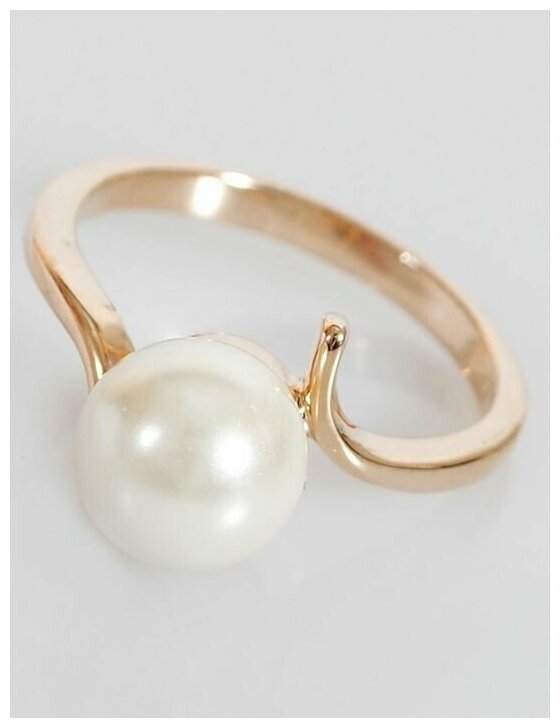 Кольцо, жемчуг культивированный