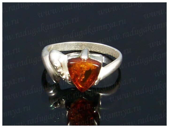 Кольцо, янтарь
