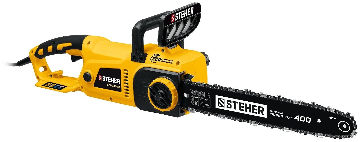 STEHER 2600 Вт, 40 см шина, пила цепная электрическая ES-2640