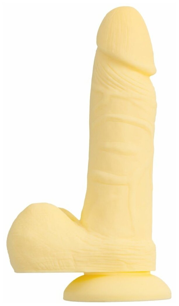 ToyFa Фаллоимитатор силиконовый Beyond by Toyfa, James 20 см, 872015, желтый
