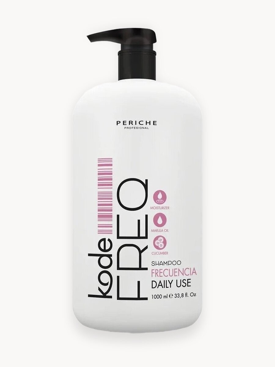 PERICHE PROFESIONAL KODE Шампунь увлажняющий ежедневный 1000мл /FREQ Shampoo Daily Use