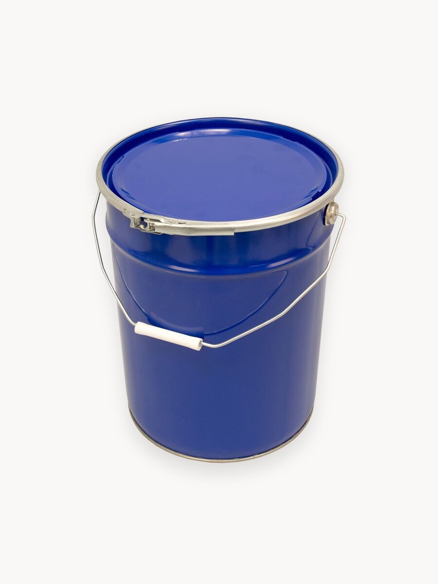 Металлическая (железная) бочка с крышкой 20л