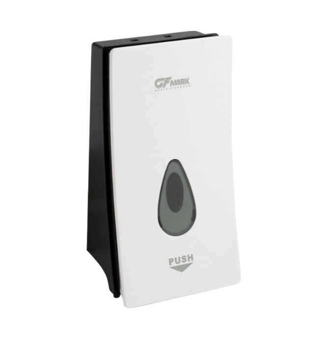 Диспенсер для мыла GFmark 641 универсальный пластиковый с глазком - капля 400 мл