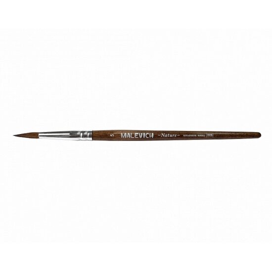 Кисть Малевичъ из колонка микс Nature, круглая, №5