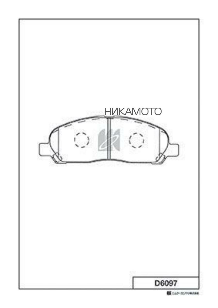 KASHIYAMA D6097 D6097-01 колодки дисковые п.\ Mitsubishi Chariot 97>