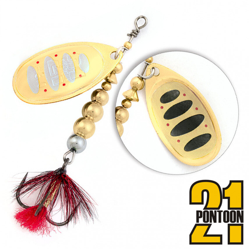 Блесна вращающаяся Pontoon21 BALL CONCEPT № 3.0 # BT01-041, длина 32.15 мм