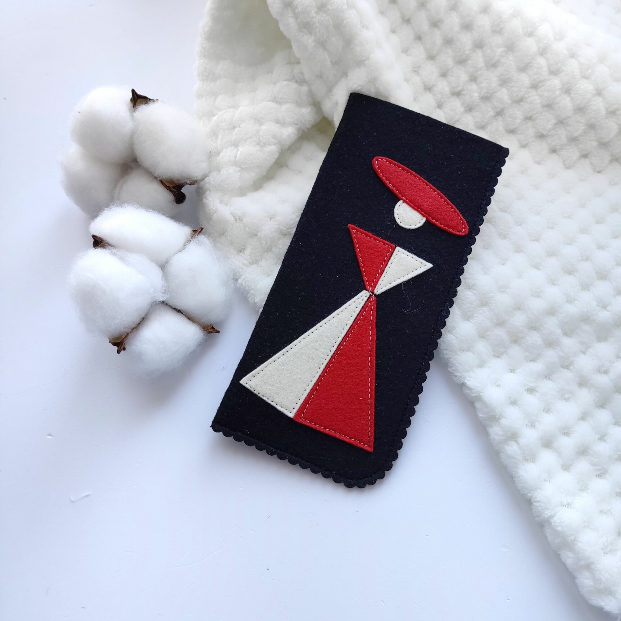 Футляр для очков / чехол для очков / очешник "Незнакомка"