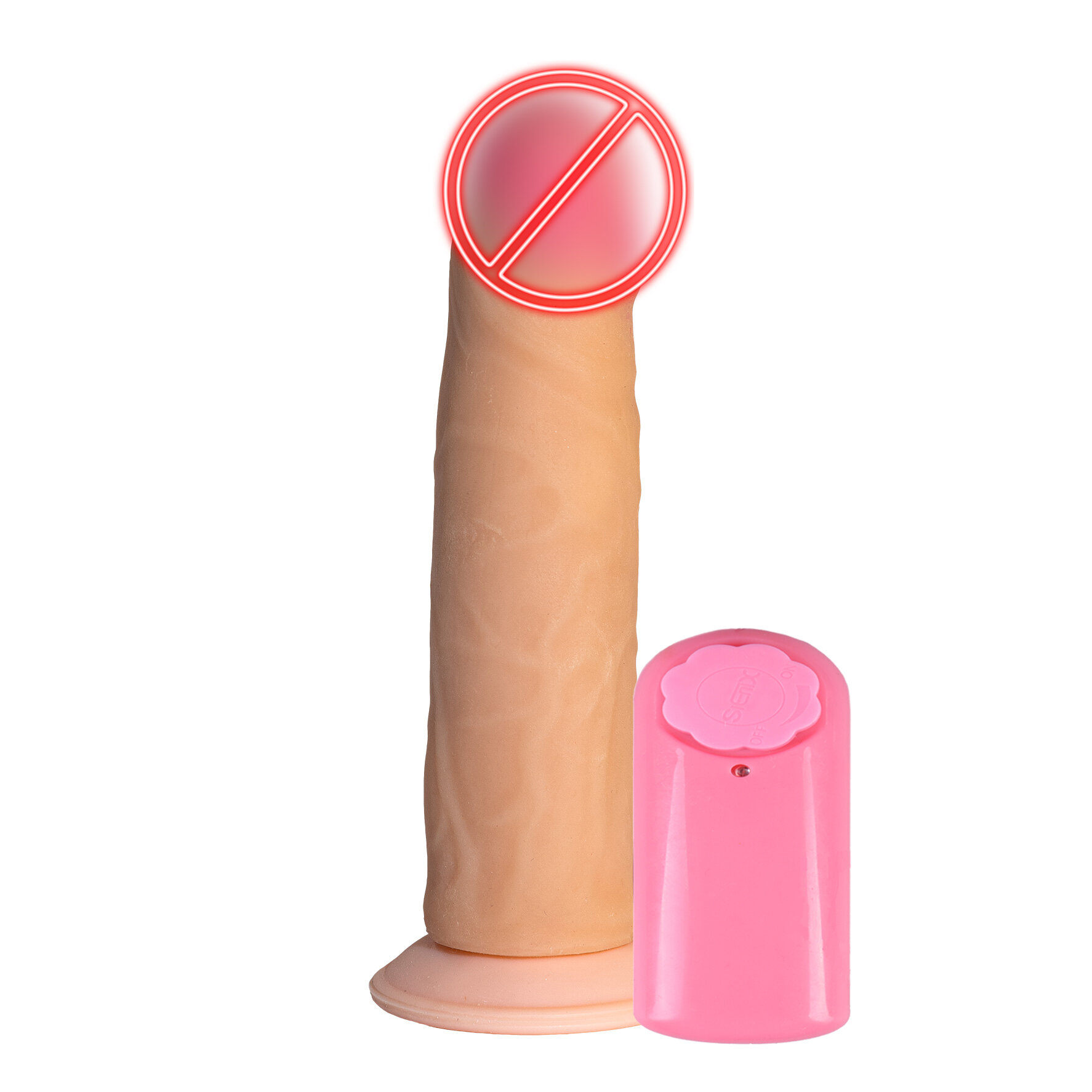 Вибратор Джага Джага №67, с присоской, 18 см