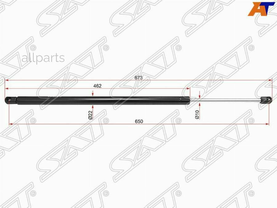 SAT ST-BB5Z-78406A11-A Амортизатор крышки багажника Ford Explorer 10-16 (Слева)
