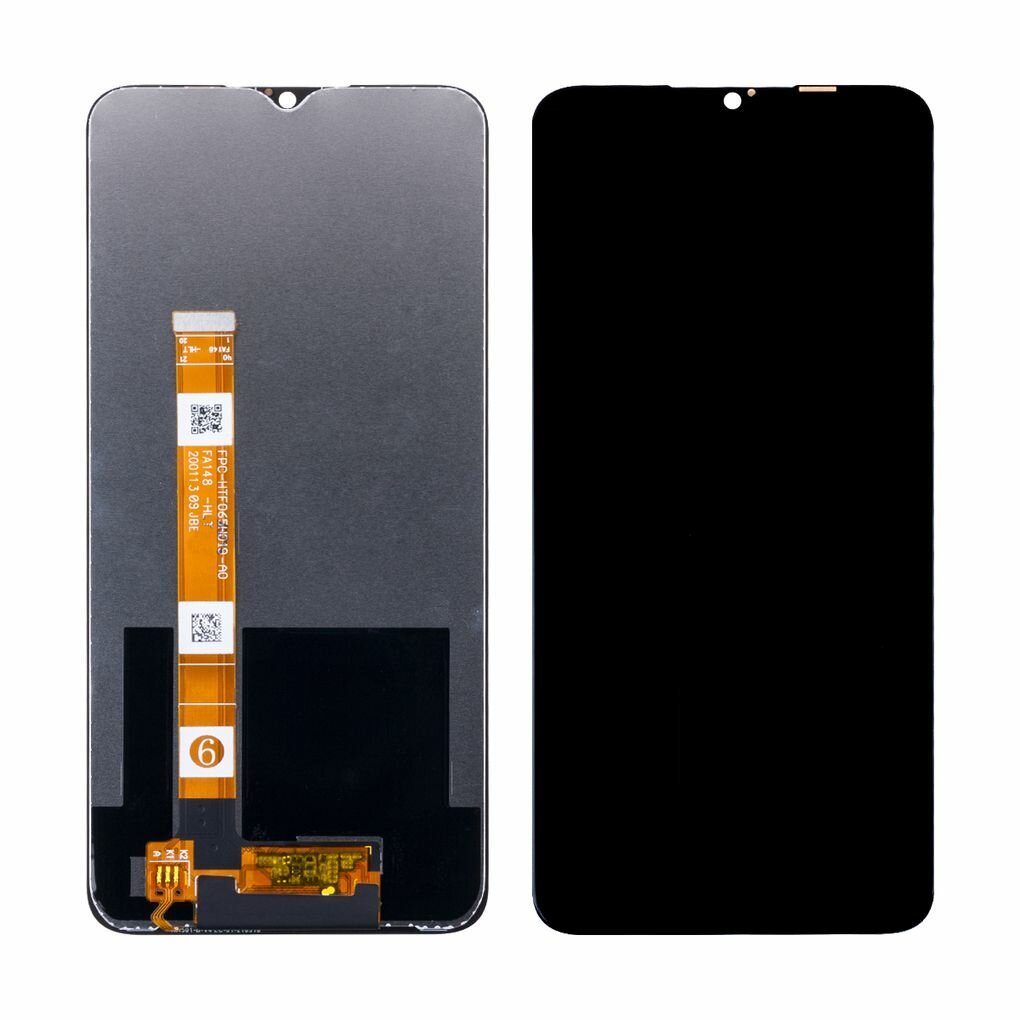 Дисплей для Realme C3/5/6i/OPPO A5 2020/A9 2020/A31 с тачскрином Черный - OR