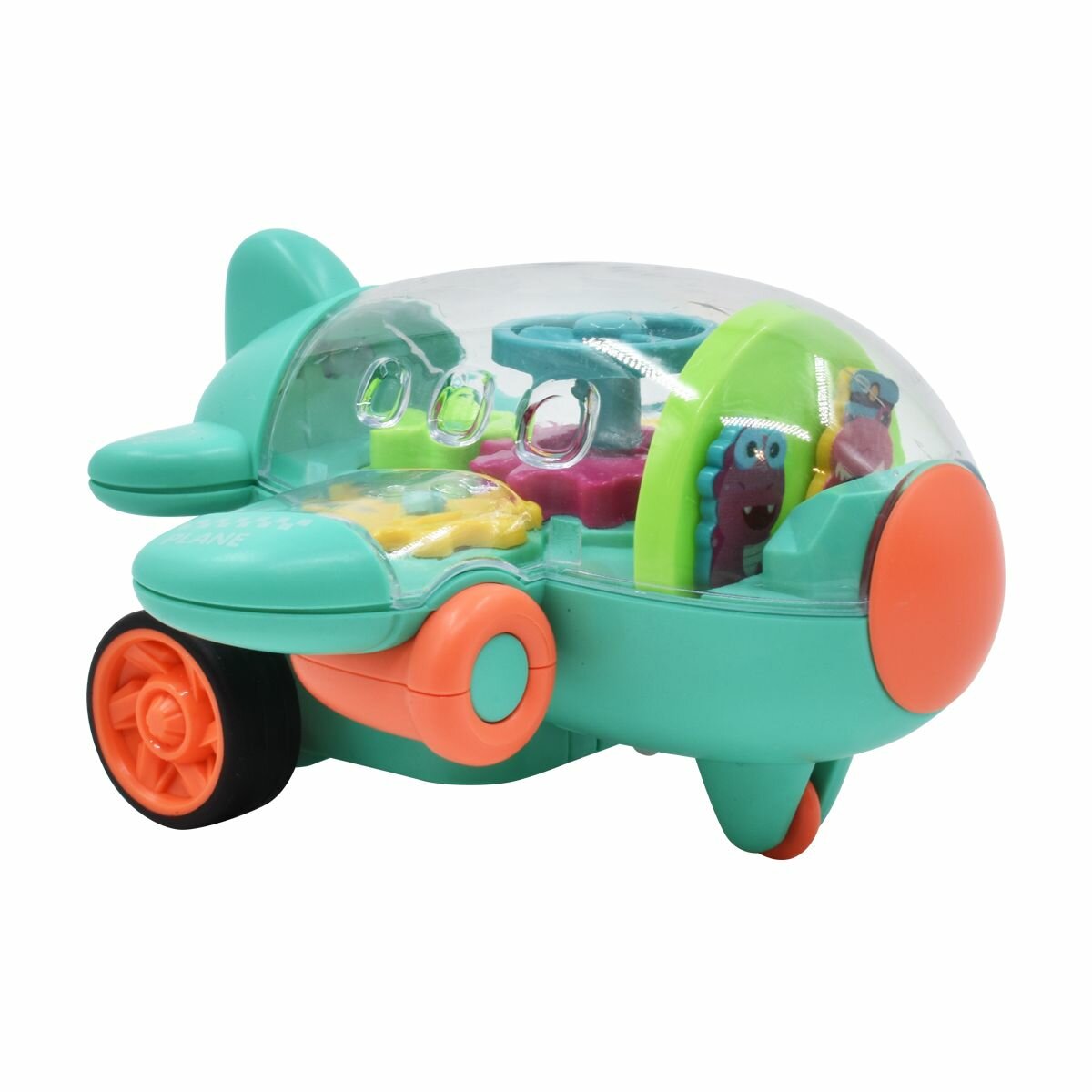 Игрушка Самолет инерционный механизм