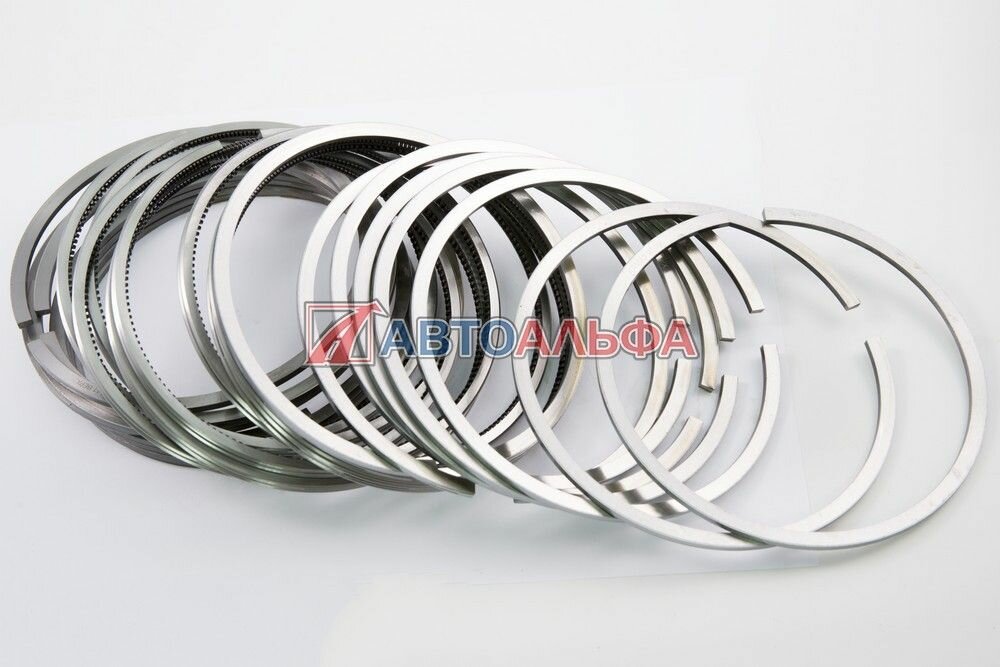 Кольцо поршневое для камаза на поршень (ч/б на дв. 740,7403) (уп. 8 п/к) (ПАО для камаза)
