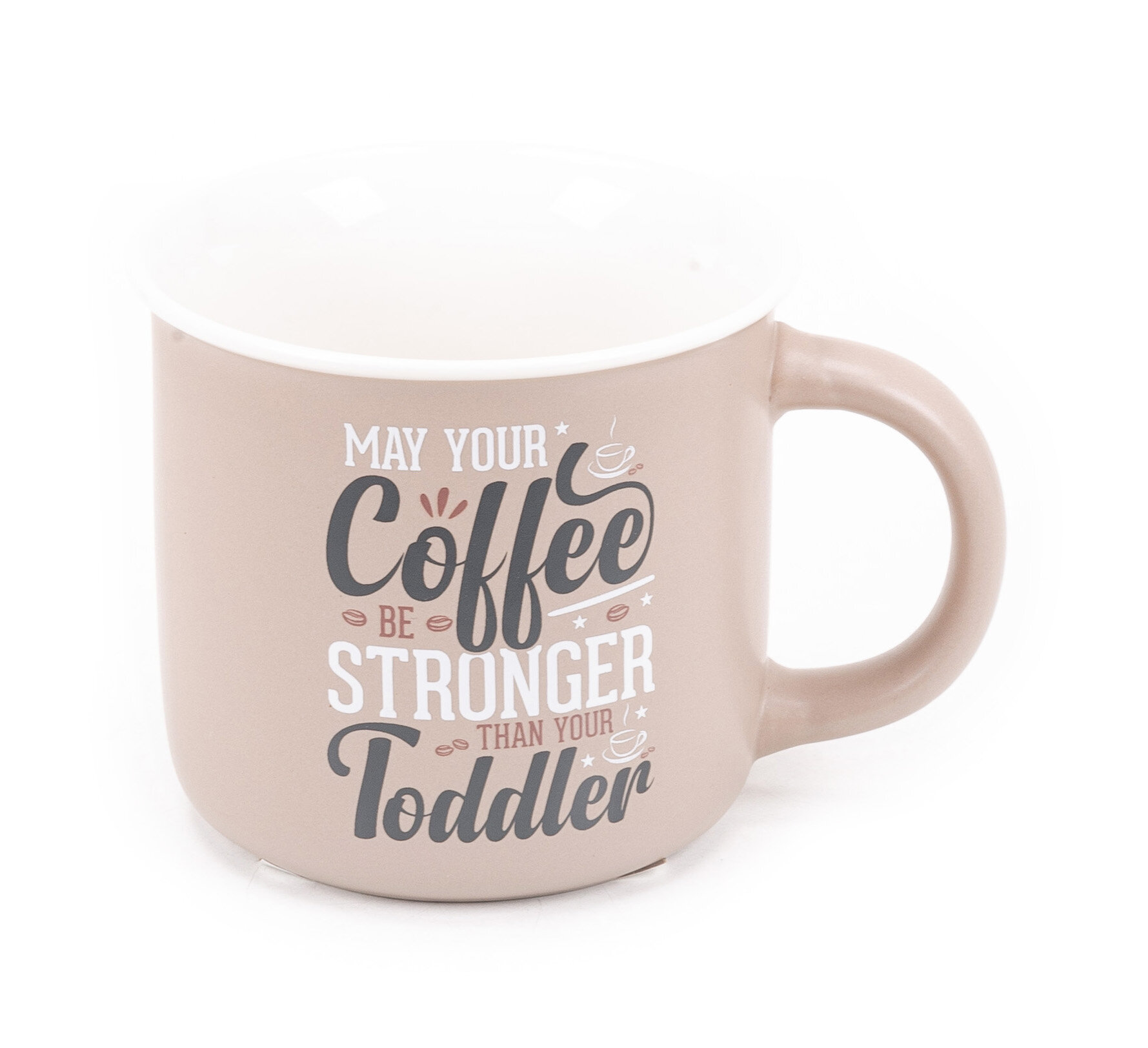 Кружка Nouvelle Home / Нувель Хоум Coffee из фарфора, коричневая, 390мл / посуда для кухни