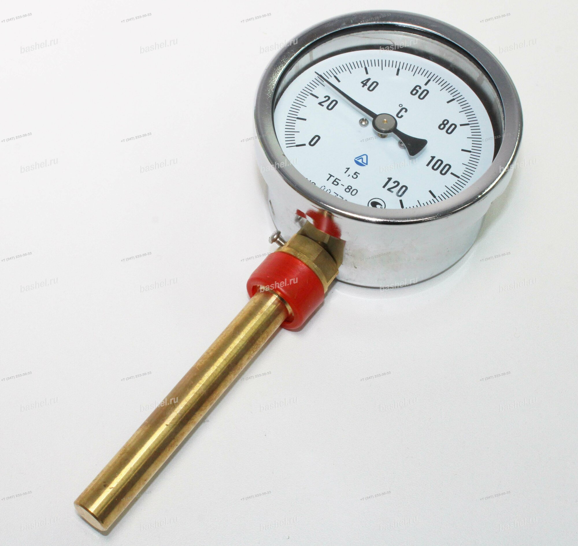 Термометр ТБ- 80-100 0+120-1,5-Р ТУ У 33.2-14307481-033:2005, Стеклоприбор