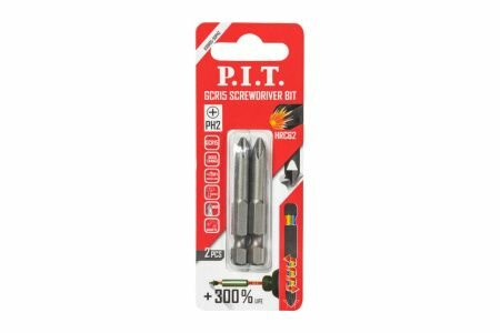 Бита P.I.T. GCR15 PH2x50 мм 2 шт в уп.(ASDR05-50PH2)