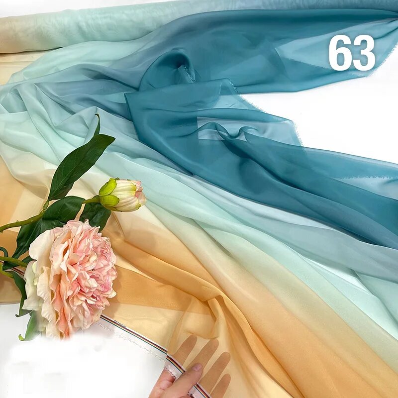 Многоцветная шифоновая ткань 30D для пошива 3M, 63