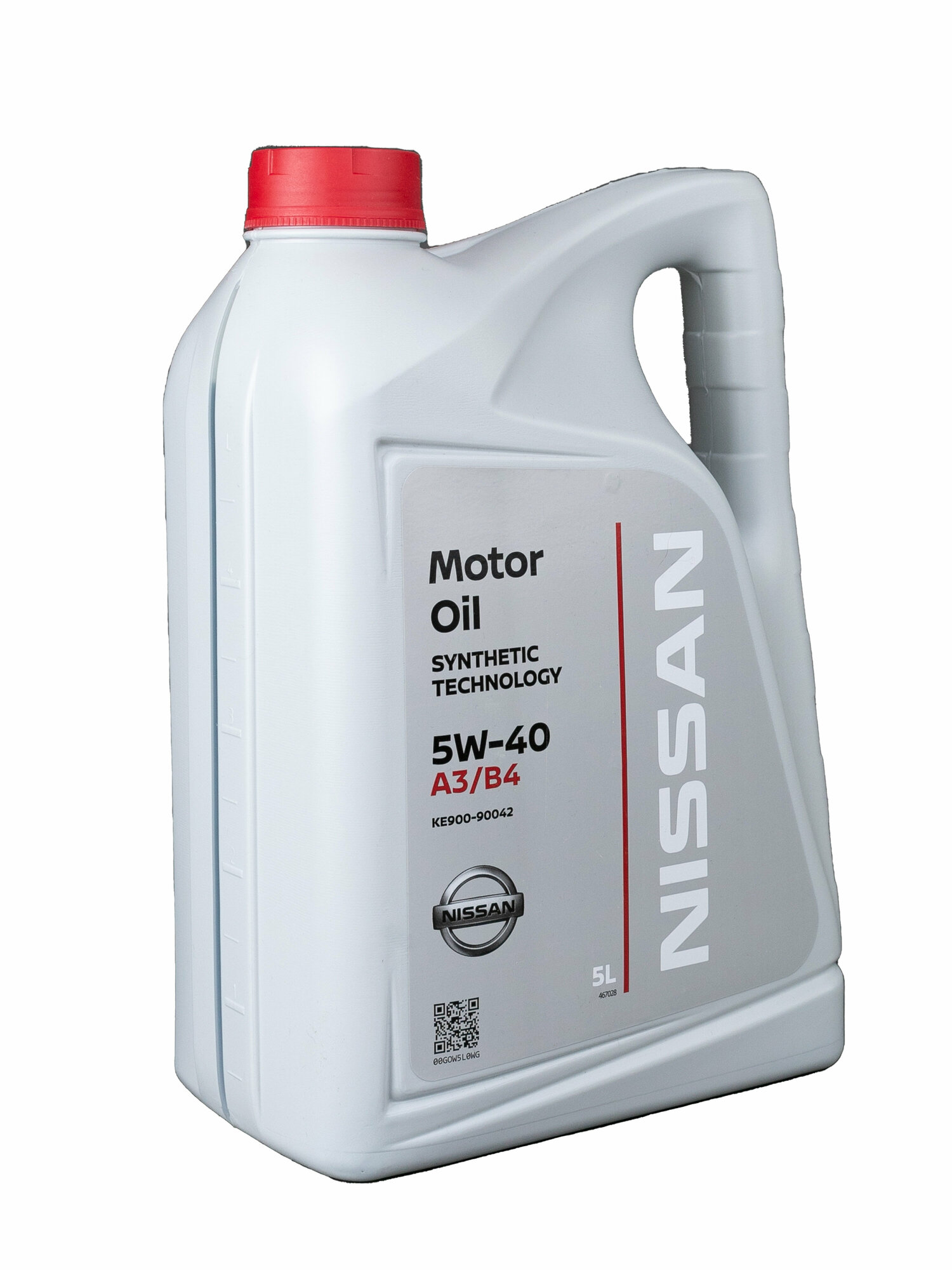 Моторное масло Nissan FS 5W-40 A3/B4 KE90090032R, синтетическое, канистра, 5 л