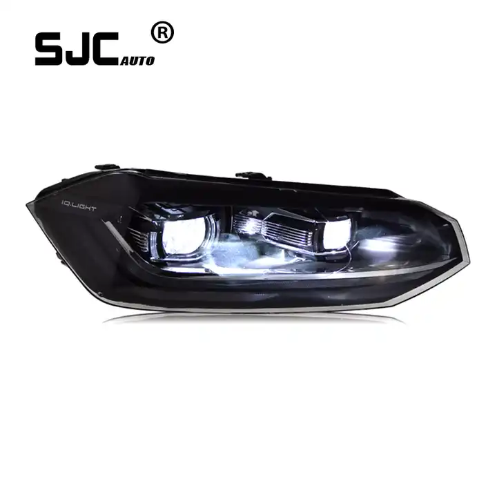 Комплект Передних Светодиодный Фар Volkswagen Polo 2011-2016, 36W, Красная арт. 1601022008284