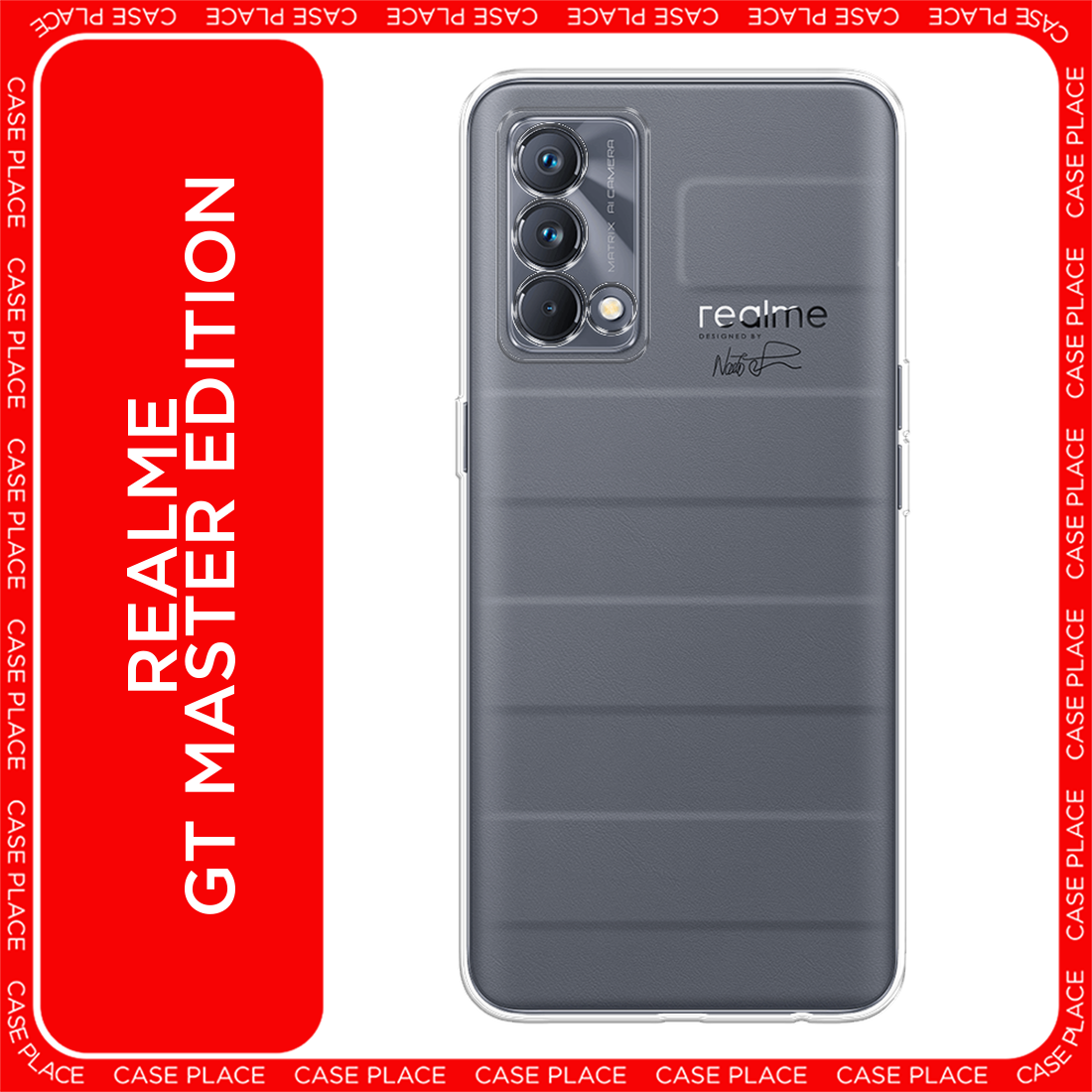 Чехол на Realme GT Master Edition / Реалми GT Мастер Эдишн прозрачный