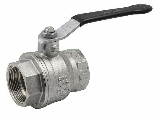 Кран шаровой, Strong T, 1 1/2", ВВ, ручка-рычаг