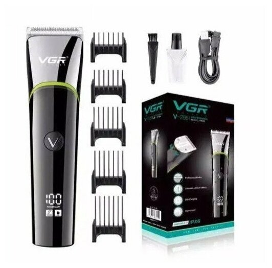 Машинка для стрижки VGR V-295 / Триммер для стрижки волос, бороды, усов