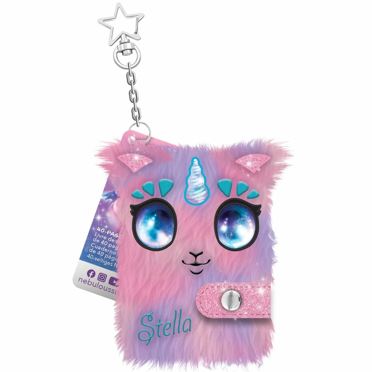 Мини-блокнот пушистый Nebulous Stars серия Stella