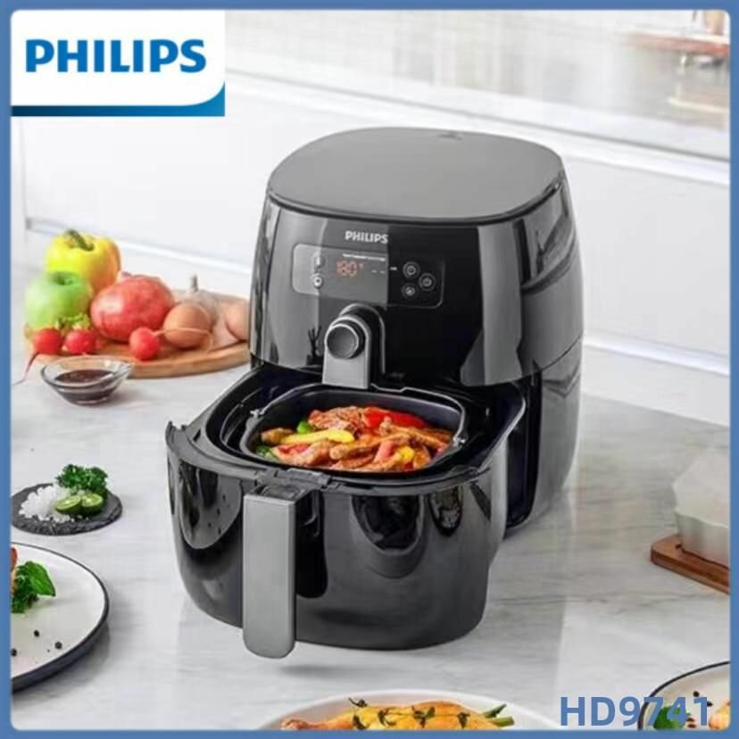 Фритюрница Philips HD9741, черный