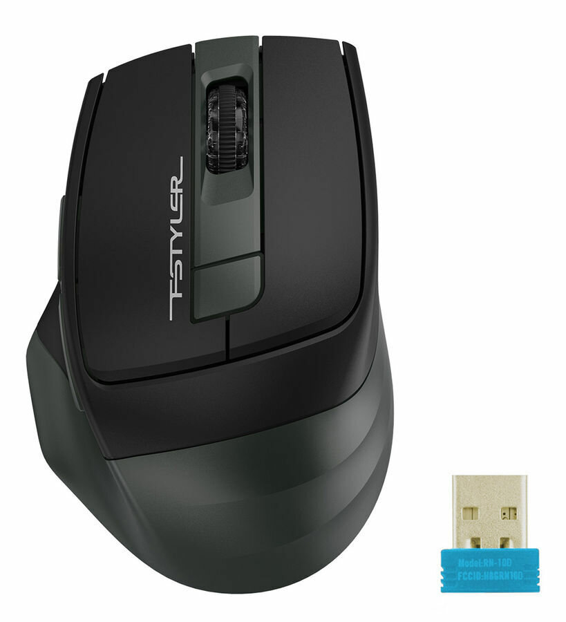 Мышь A4Tech Fstyler FB35 Green/Black 1379899