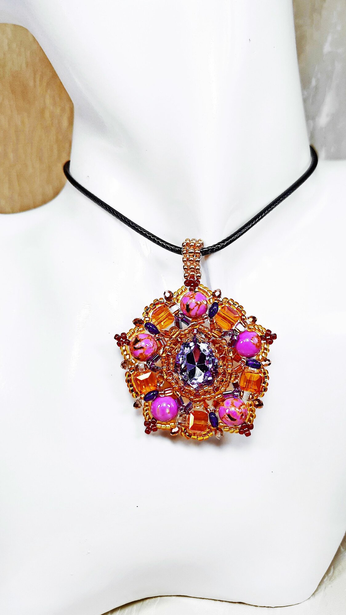 Подвеска, горный хрусталь