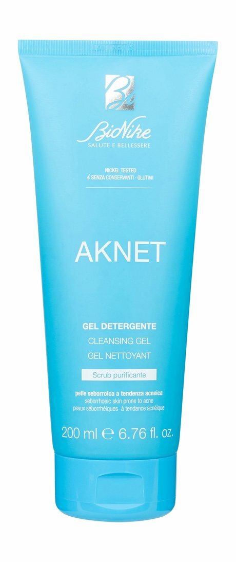 BioNike Aknet Cleansing Gel Очищающий гель-скраб для жирной и проблемной кожи лица 200мл