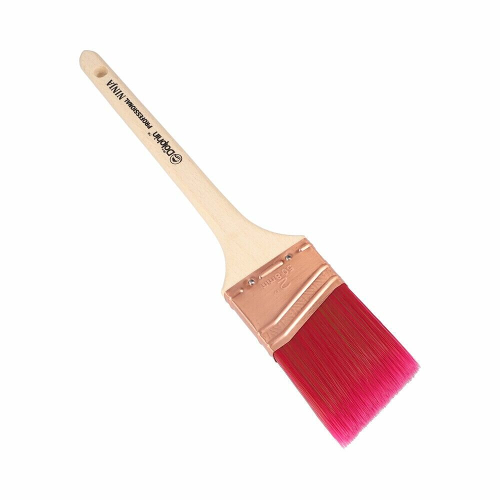 Кисть для идеально ровных краев угловая Blue Dolphin Ninja 330 Rattail 57907 (50мм)