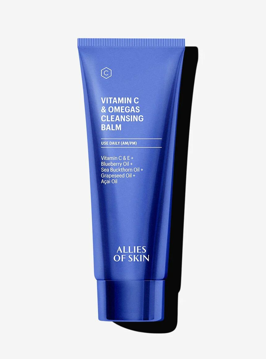 ALLIES OF SKIN Очищающий гель для умывания Vitamin C & Omegas Cleansing Balm