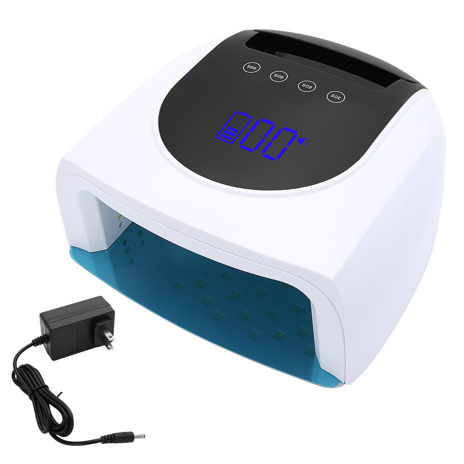 Лампа для ногтей X30, 96Вт, перезаряжаемая, белый синий свет