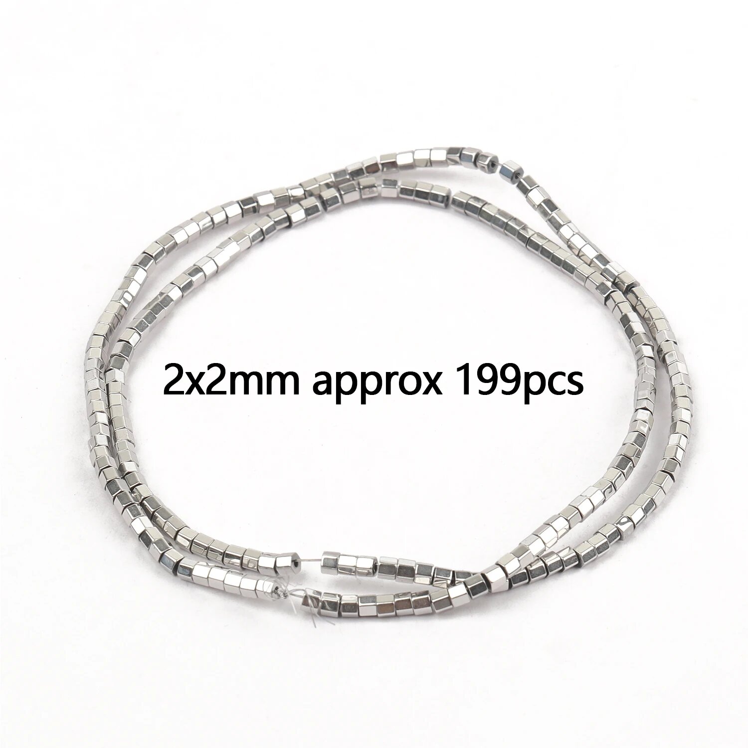 Гематитовые бусины TANANTA белые для ювелирных изделий type13-2x2mm