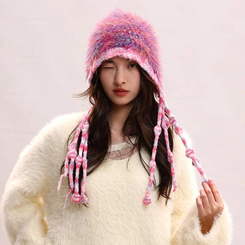 Шапка-ушанка для женщин