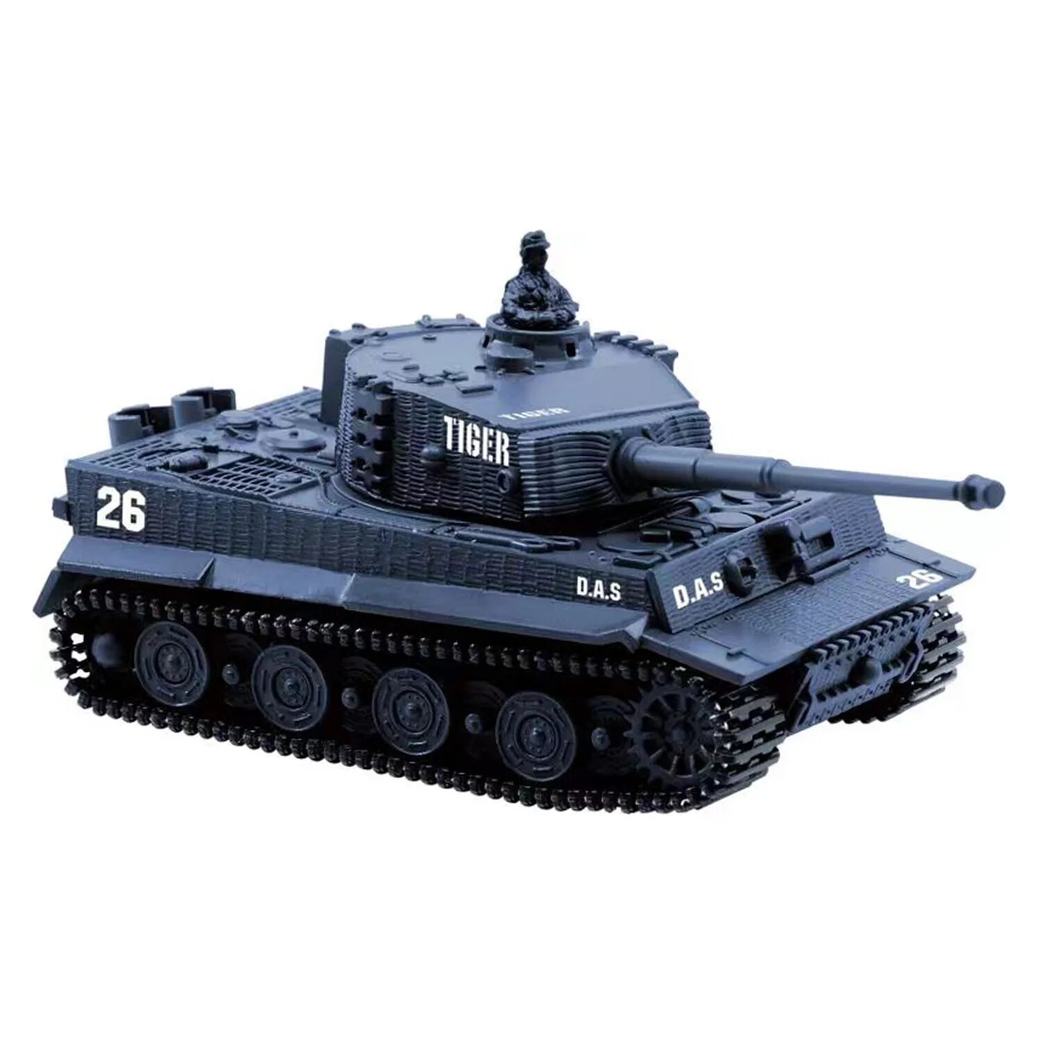 Радиоуправляемый танк Wheelfun Tiger, цвет D, 1/72