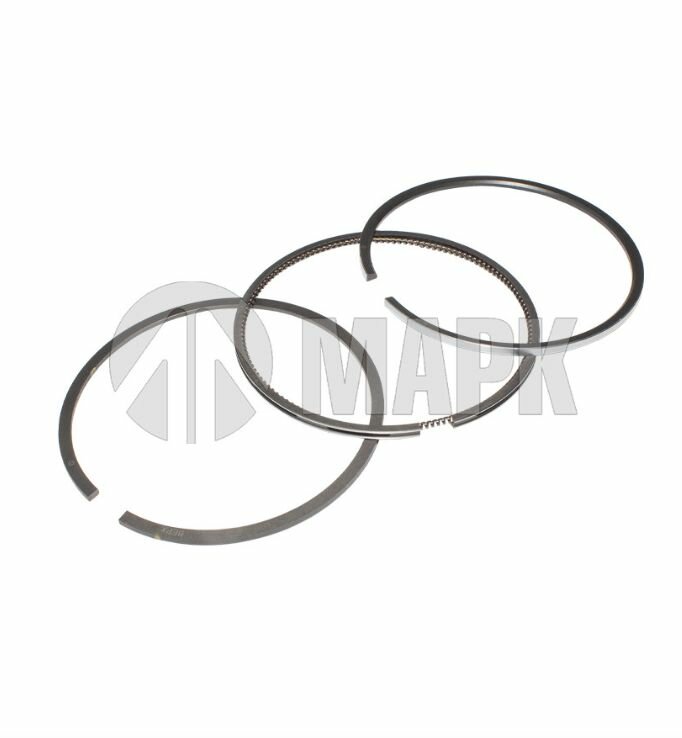 Кольца поршневые на один цилиндр (3 шт) дв. 5340,536 (г. Ярославль)