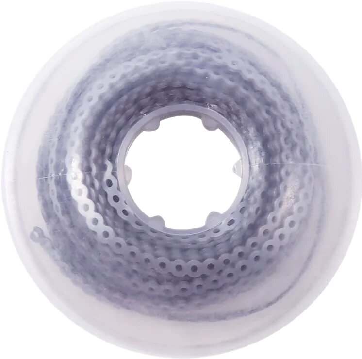 Стоматологическая ортодонтическая эластичная ультрамощная цепная резинка Short 2 Silver