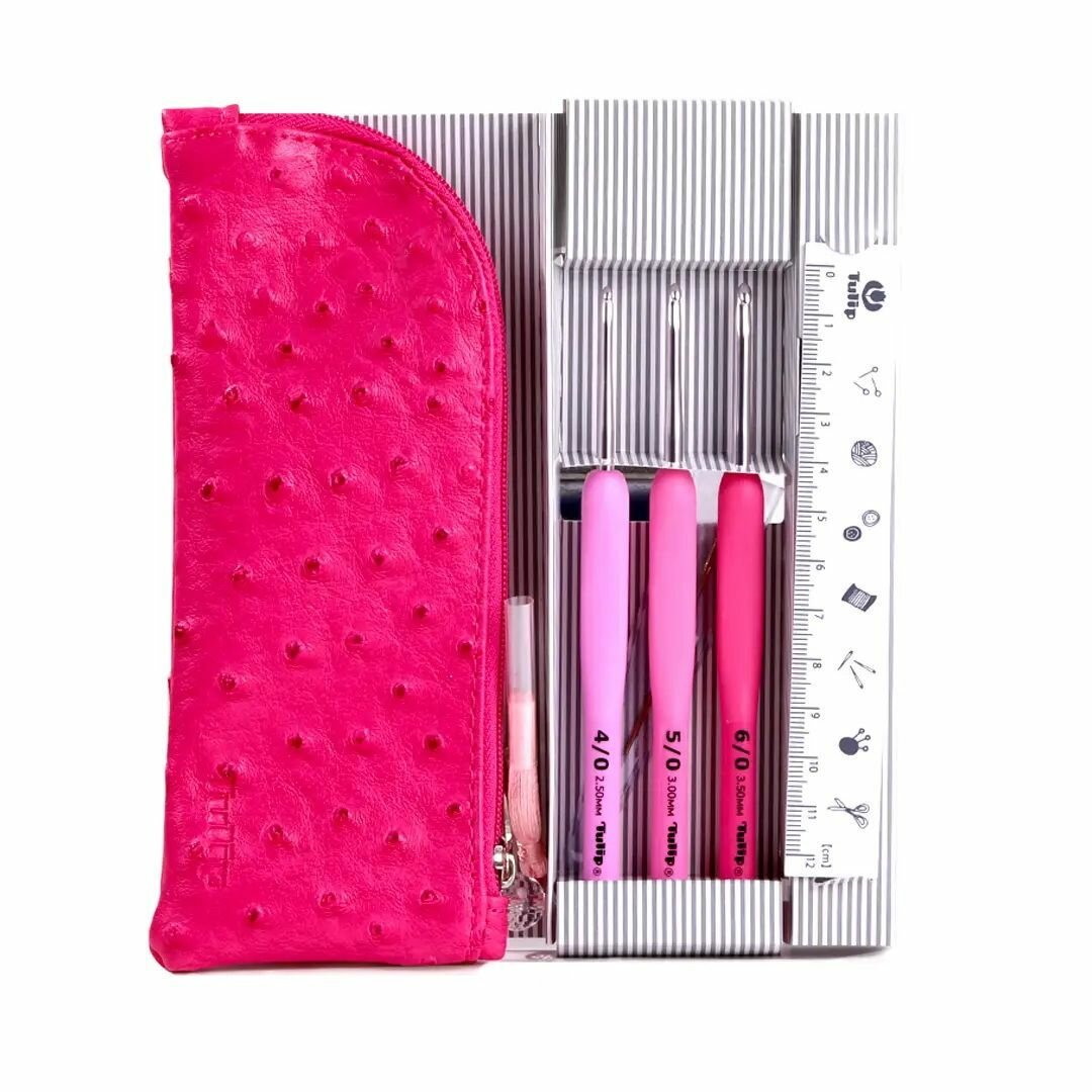 Набор крючков для вязания Tulip Etimo Rose 2.50, 3,0 и 3,5 мм, арт. TER-15e