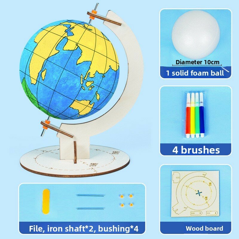 Учебный набор глобус модель из пенопласта для экспериментов по физике для детей