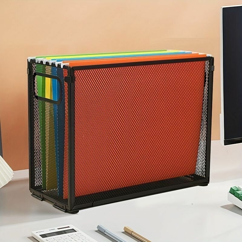 Подвесной файловый органайзер, ящик для файлов, металлическ