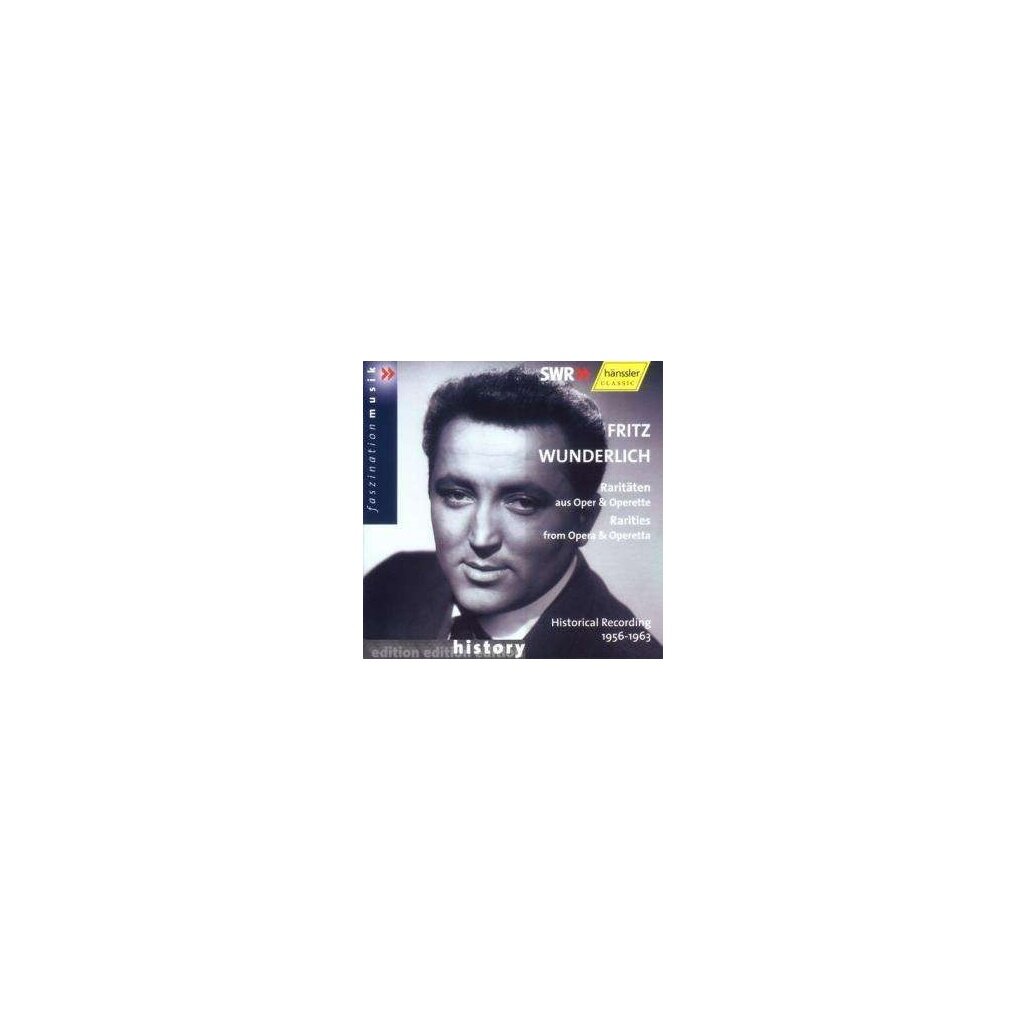 Диск Fritz Wunderlich - Rarit ten aus Oper & Operette (1 CD)